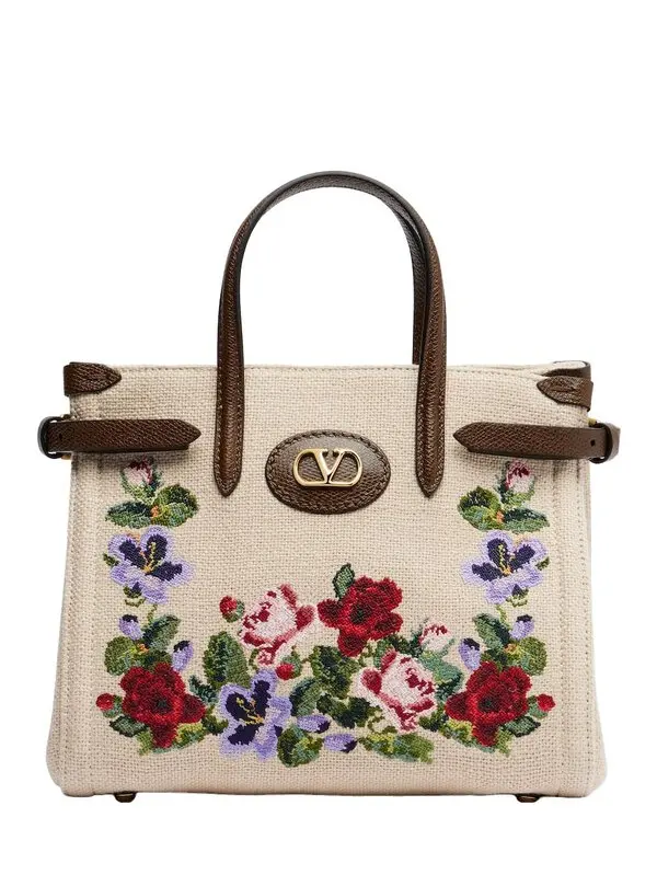 Valentino Garavani Antibes Medium Canvas Top Handle Bag - Multicoloured