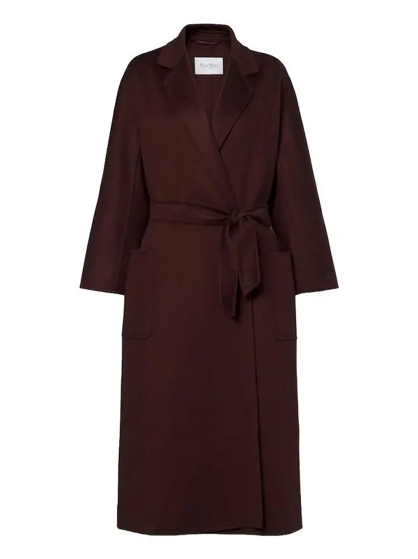 Max Mara Cashmere Wrap Coat - Brown