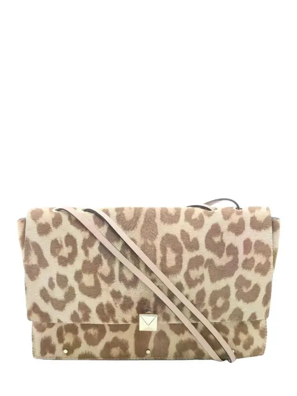 Valentino Garavani 2000s Leopard-print Shoulder Bag - Neutrals