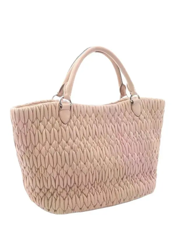 Miu Miu Matelassé 2-way Handbag - Neutrals