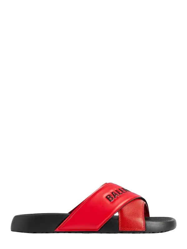 Balenciaga Sporty Pool Slide Sandal - Black