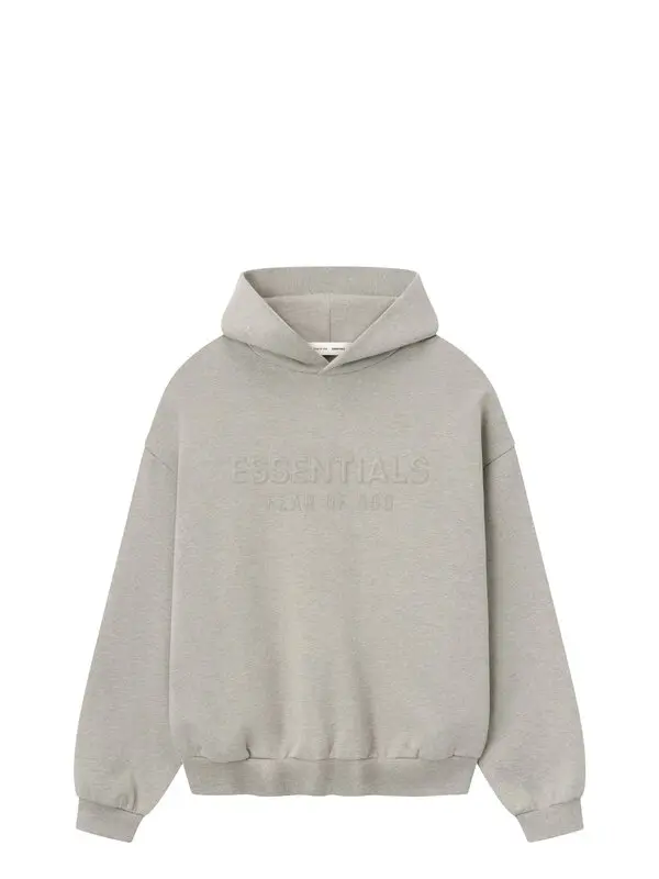 Fear Of God Embossed Fleece Hoodie - Grey