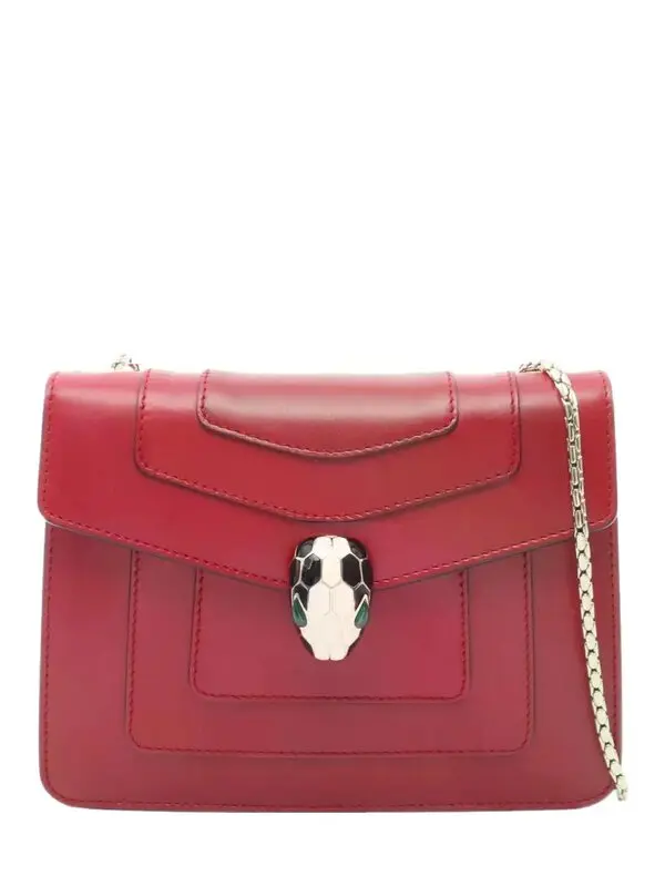 BVLGARI Serpenti Forever Shoulder Bag - Red