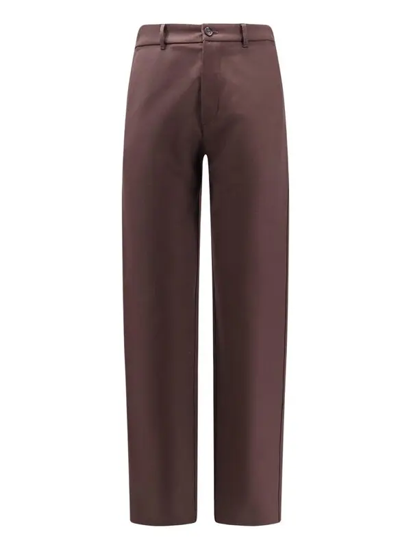 Loro Piana Straight Leg Trousers - Brown