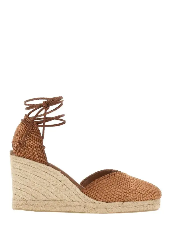 CastaÑer Cora Espadrille Wedge Sandals - Brown