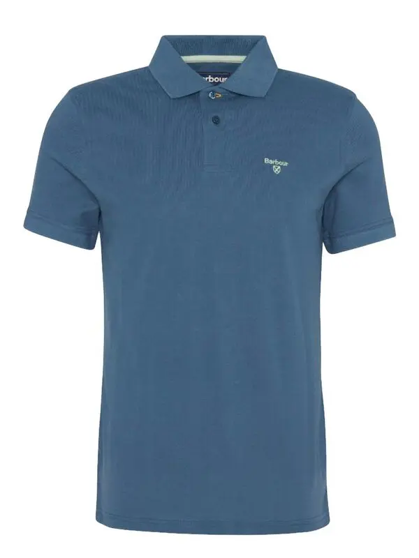 Barbour Short-sleeved Polo Shirt - Dusk Blue