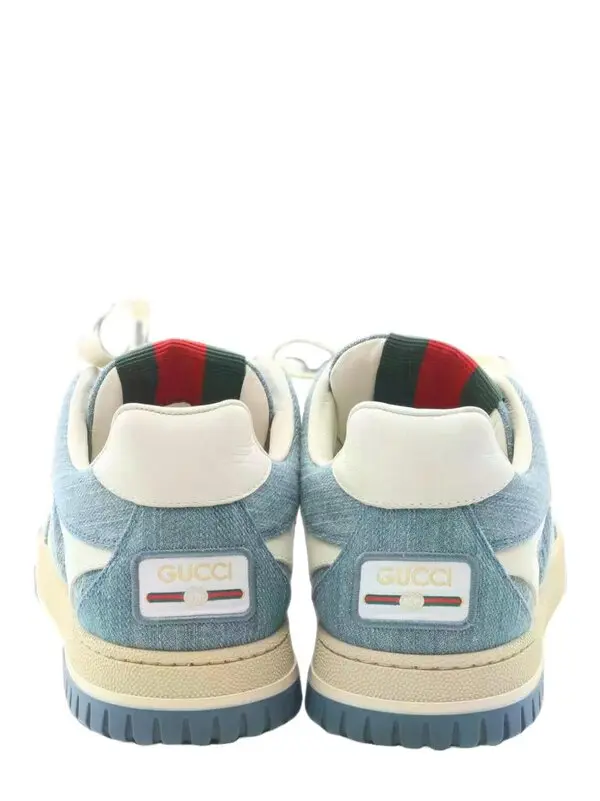 Gucci Gg Monogram Re-web Sneakers - Blue