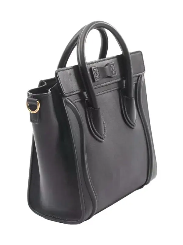 Celine Nano Luggage Handbag - Black