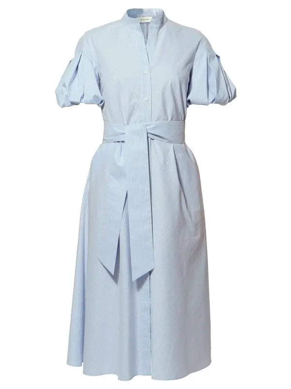 AGGI BY HALEWSKI Emily Light Midi Dress - Blue