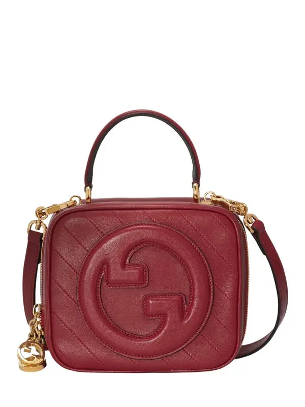 Gucci Blondie Top Handle Bag - Red
