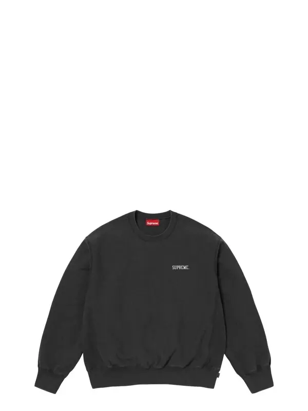 Supreme Ss26 Washed Crewneck - Black