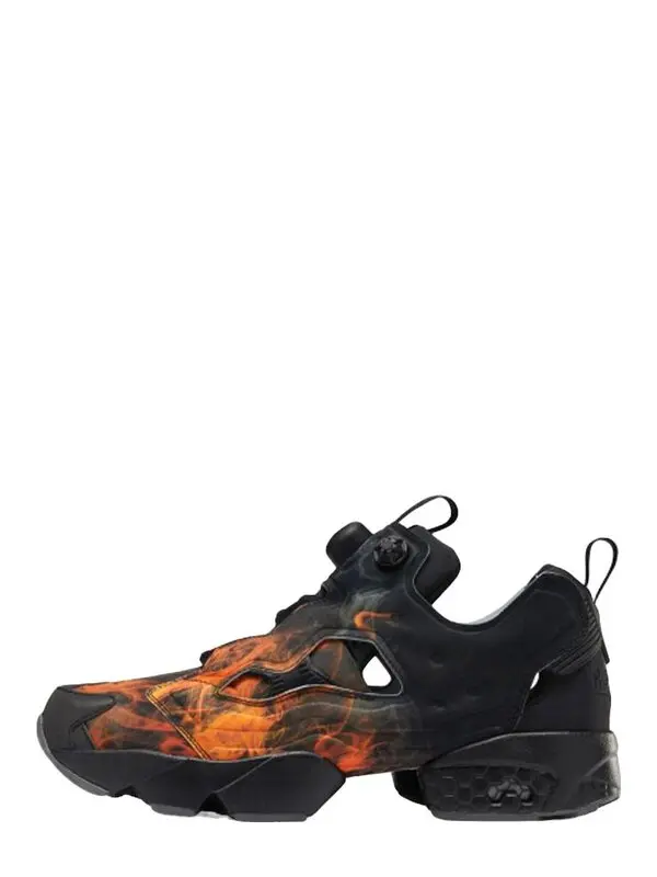 REEBOK Instapump Fury "flames" Athletic Sneakers - Black
