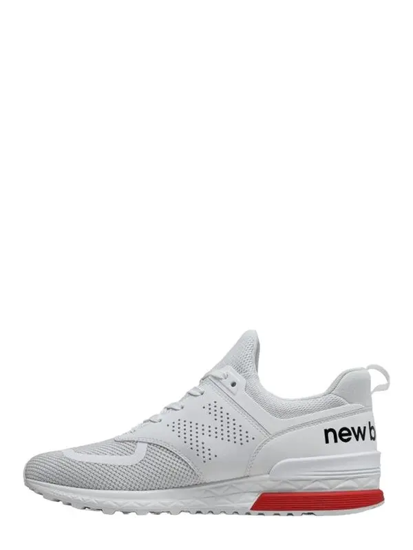 NEW BALANCE 574s White - White/black/red