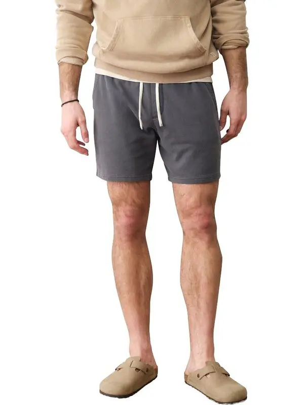 Marine Layer Cloud 9 Terry Shorts - Asphalt