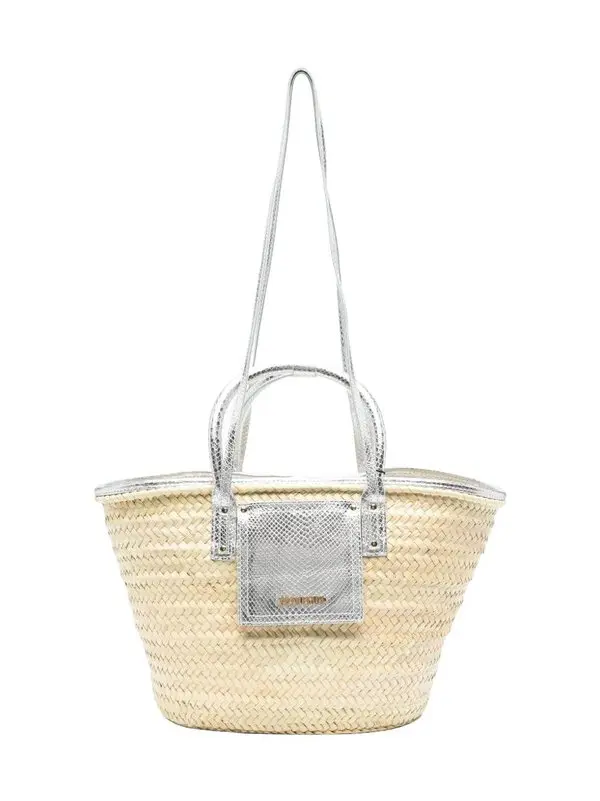 Jacquemus Le Panier Soli Basket Bag - Silver