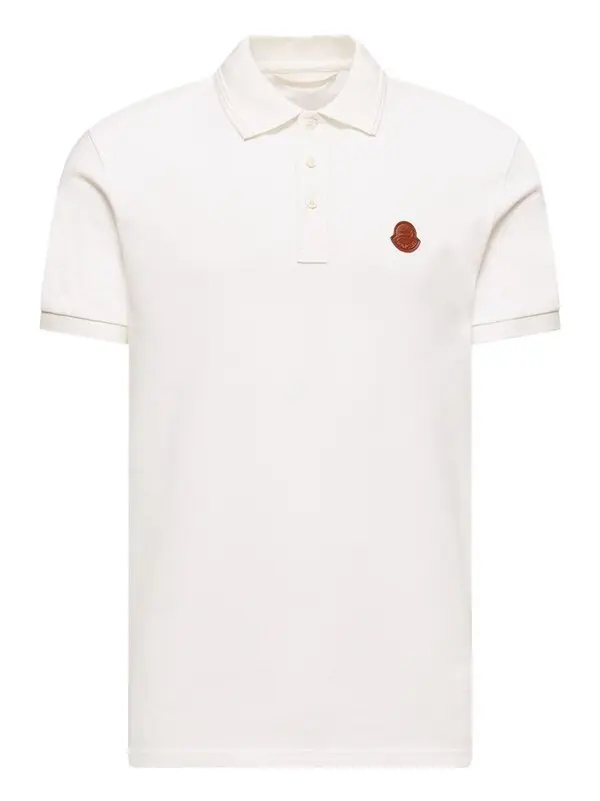 Moncler Logo Cotton Piquet Polo Shirt - Identification