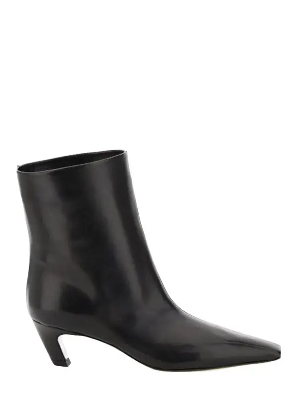 Khaite Arizona Square-toe Ankle Boots - Black