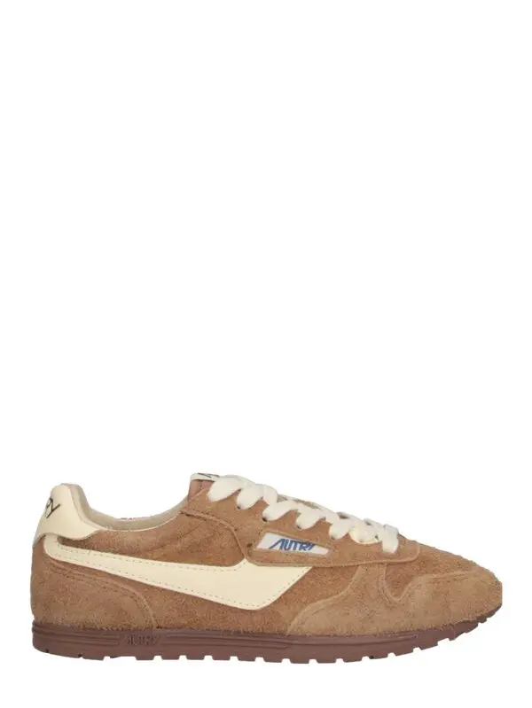 AUTRY Retro Low-top Sneakers - Brown