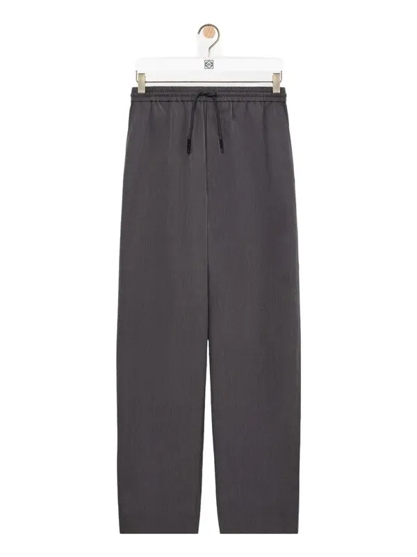 Loewe Drawstring Casual Pants - Medium Gray