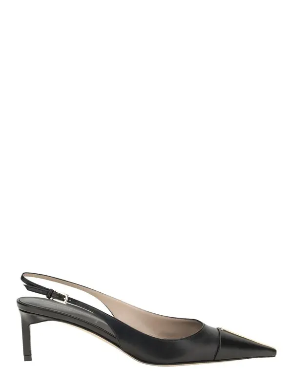 TOM FORD Kitten Heel Slingback Pumps - Black