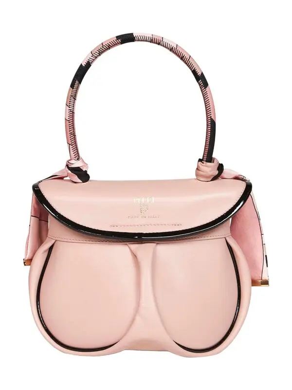 Emilio Pucci Scarf-detailed Top Handle Bag - Pink