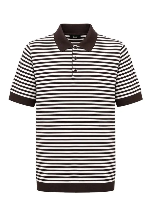 Herno Striped Polo Shirt - No