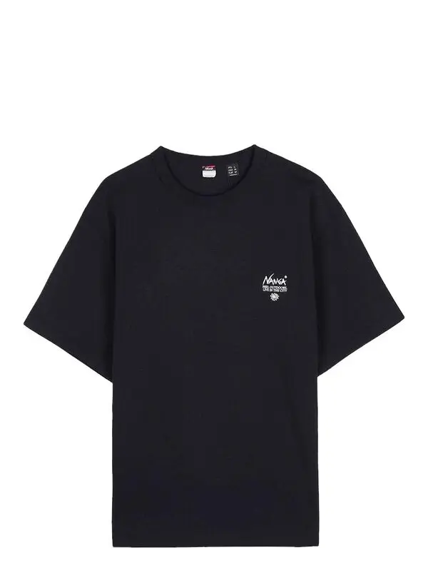 NANGA Retro Floral T-shirt - Black