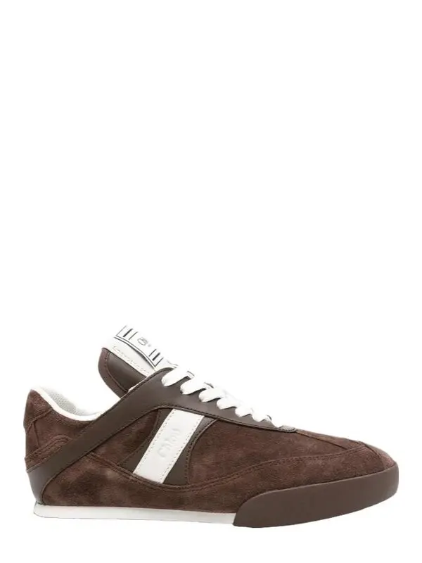 Chloé Suede Lace-up Sneakers - No