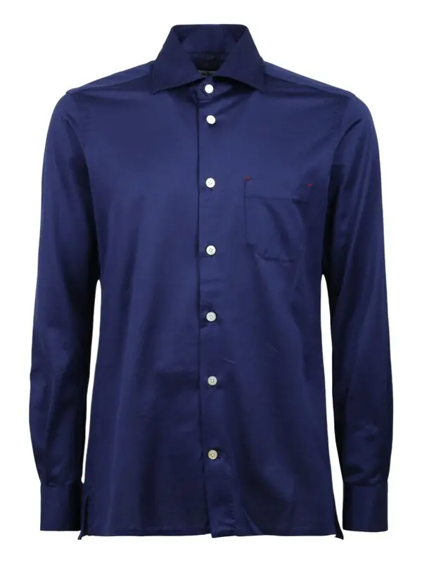 Kiton Nerano Classic Shirt - Blue