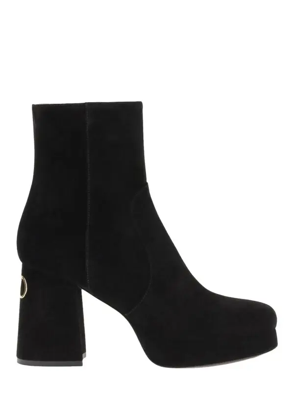 Valentino Garavani Fawcette Zip-up Ankle Boots - Black