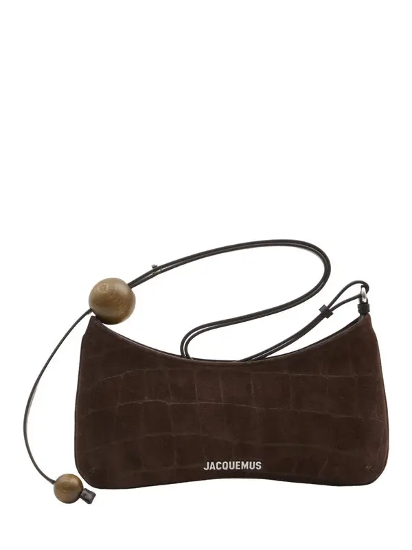 Jacquemus Le Bisou Perle Shoulder Bag - Black