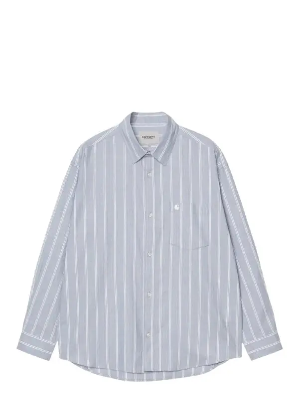 Carhartt Work In Progress L/s Beale Shirt - Gray