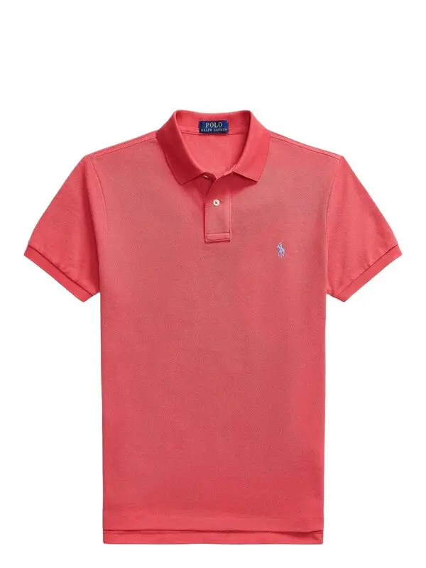 Polo Ralph Lauren Short-sleeved Buttoned Polo Shirt - Red