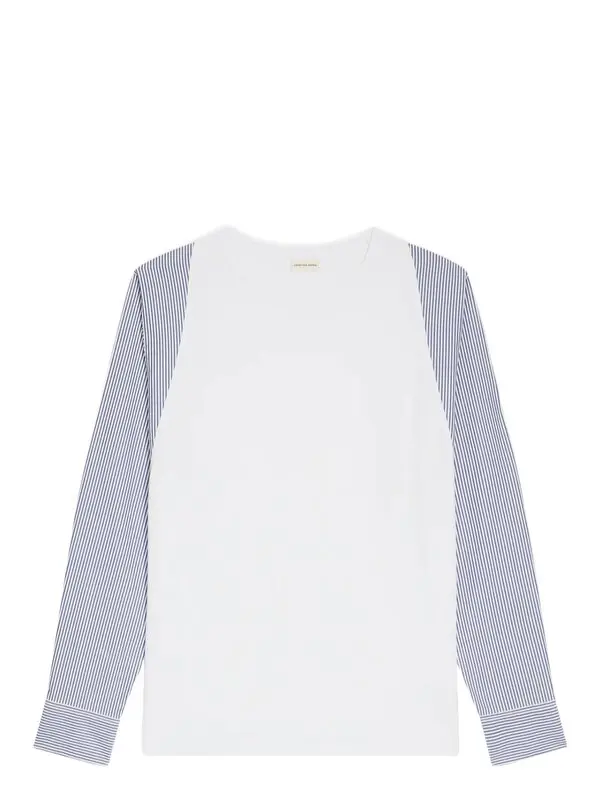 Dries Van Noten Contrast Sleeves T-shirt - White