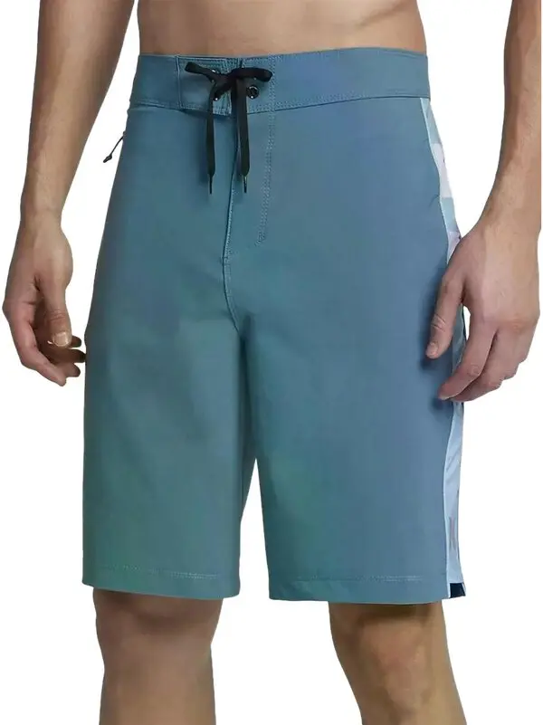 Hurley Drawstring Swim Shorts With Side Stripe Detail - Blue