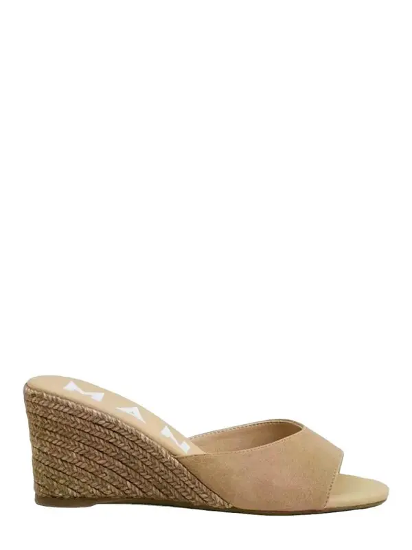 Manebí Suede Wedge Espadrilles - Brown