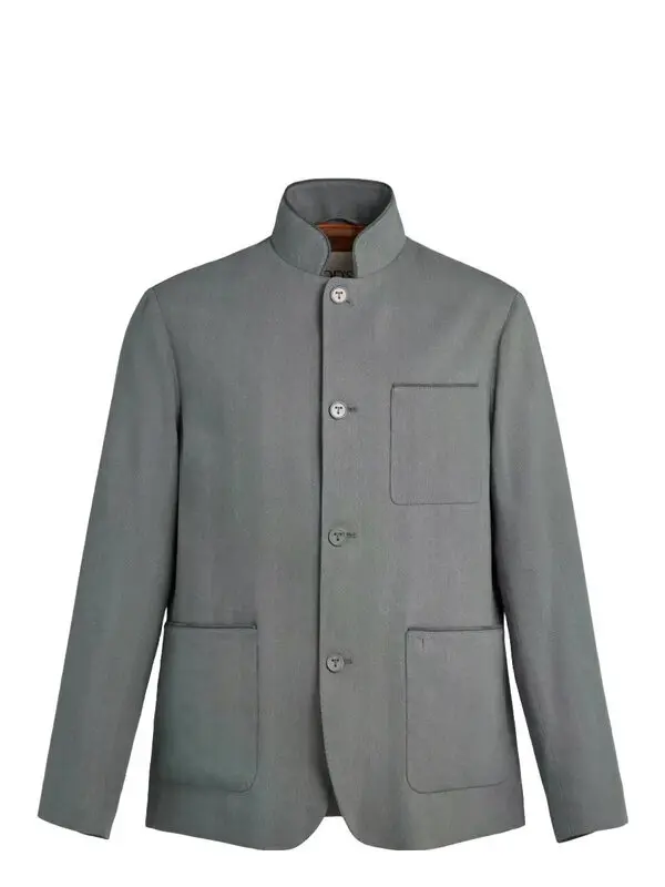 TOD'S Castello Pocket-detail Blazer - Grey