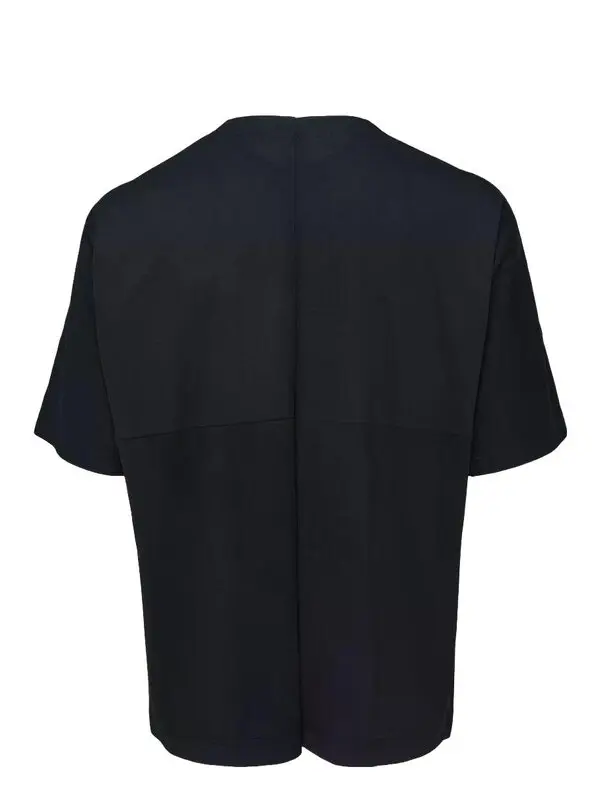 Issey Miyake Panelled Crew-neck T-shirt - Black