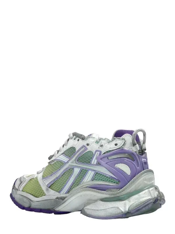 Balenciaga Runner Lace-up Sneakers - Silver
