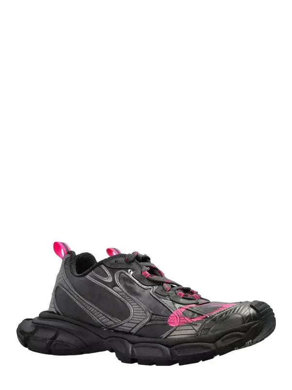 Balenciaga Panelled Low-top Sneakers - Black