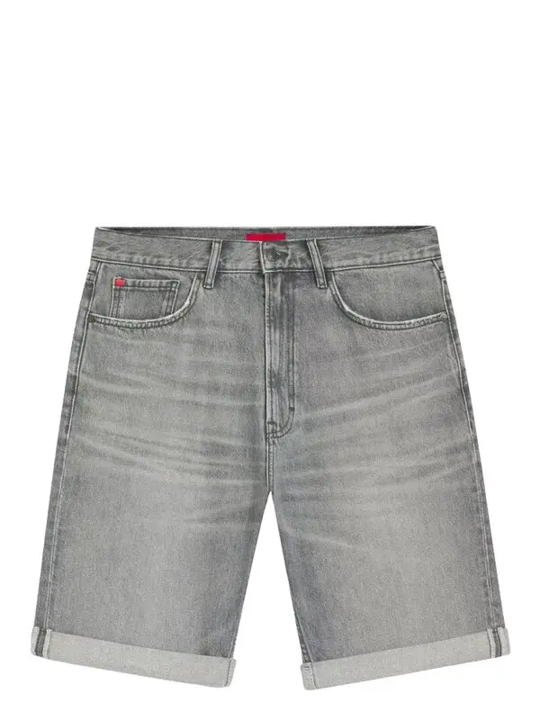 Hugo Faded Effect Shorts - Grey