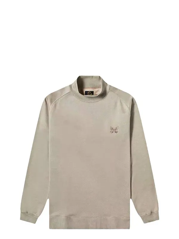 Needles Mock Neck Sweatshirt - Neutrals