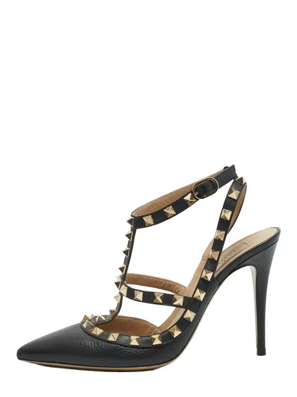 Valentino Garavani Rockstud Pointed-toe Pumps - Black