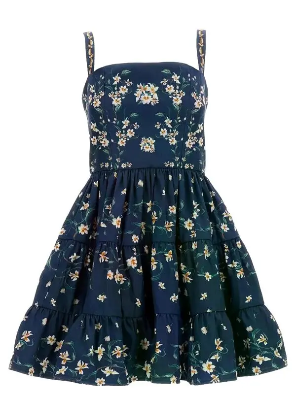 Agua Bendita Mini Lima Promesa Dress - Blue