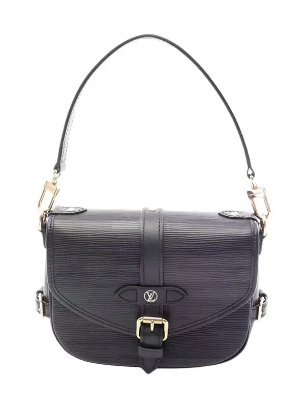 LOUIS VUITTON Epi Saumur Bb Satchel - Black