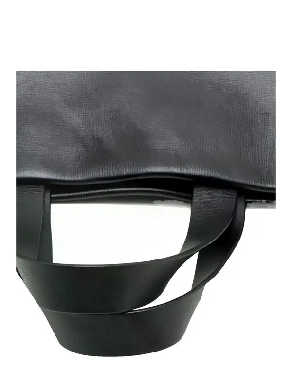 LOUIS VUITTON 2021-2026 Cuir Shopper Tote Mm Satchel - Black