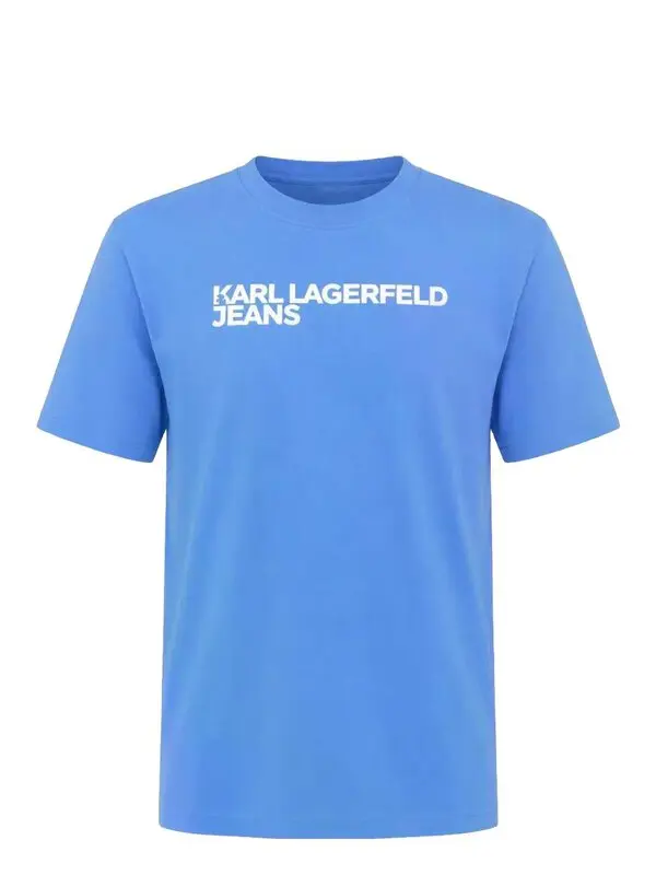 Karl Lagerfeld Logo-print T-shirt - Blue
