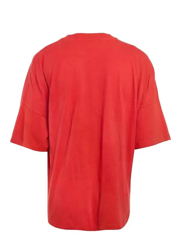Palm Angels Logo Oversized T-shirt - Red