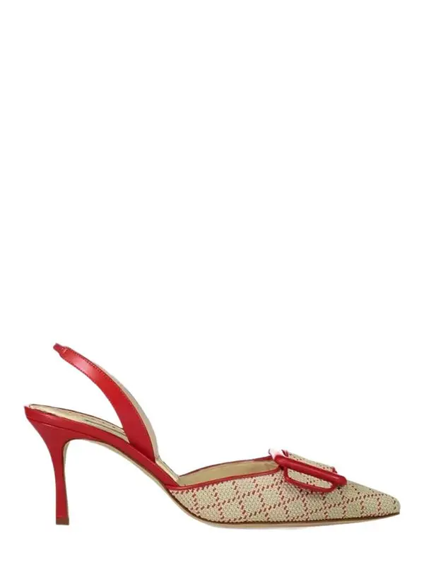 Manolo Blahnik Maysli Slingback Pumps - Neutrals