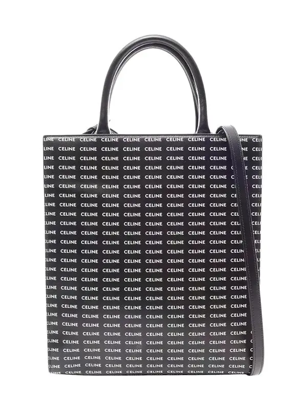Celine Vertical Cabas Tote Satchel - Black